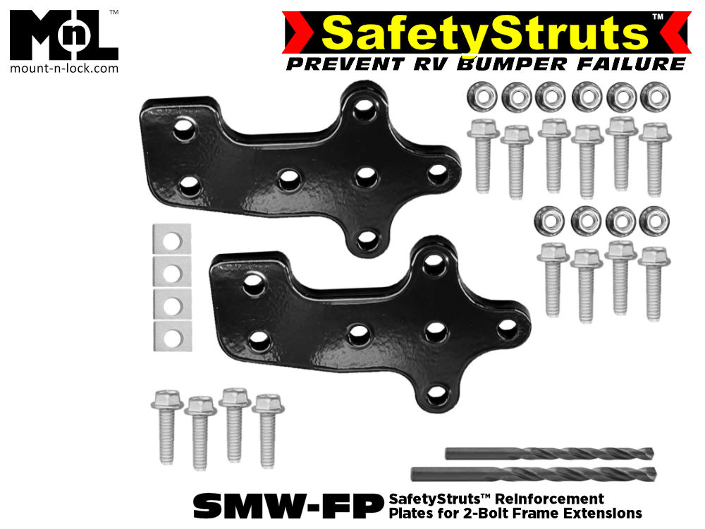 SafetyStruts™ Heavy Duty Bumper Brackets (SSN-HD Standard) - Mount-n-Lock®