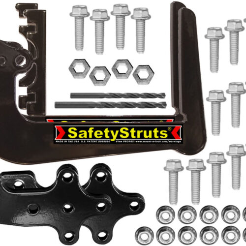SafetyStruts® Heavy Duty RV Bumper Brackets with Fish Plates for 2-Bolt ...