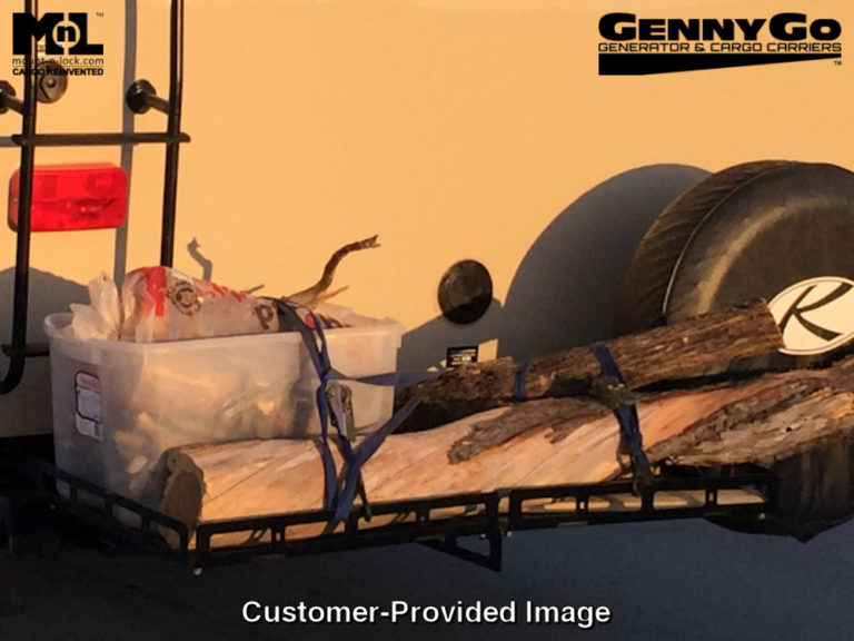 GennyGo™ RevX2 Heavy Duty RV Bumper-Mounted Generator & Cargo Carrier ...