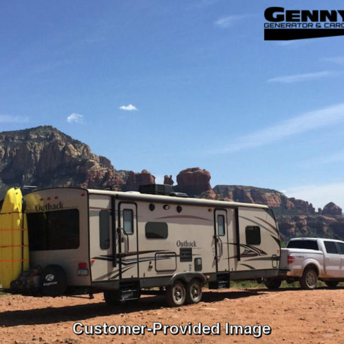 GennyGo™ RevX2 Heavy Duty RV Bumper-Mounted Generator & Cargo Carrier ...