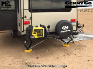 GennyGo™ RevX2 Heavy Duty RV Bumper-Mounted Generator & Cargo Carrier ...
