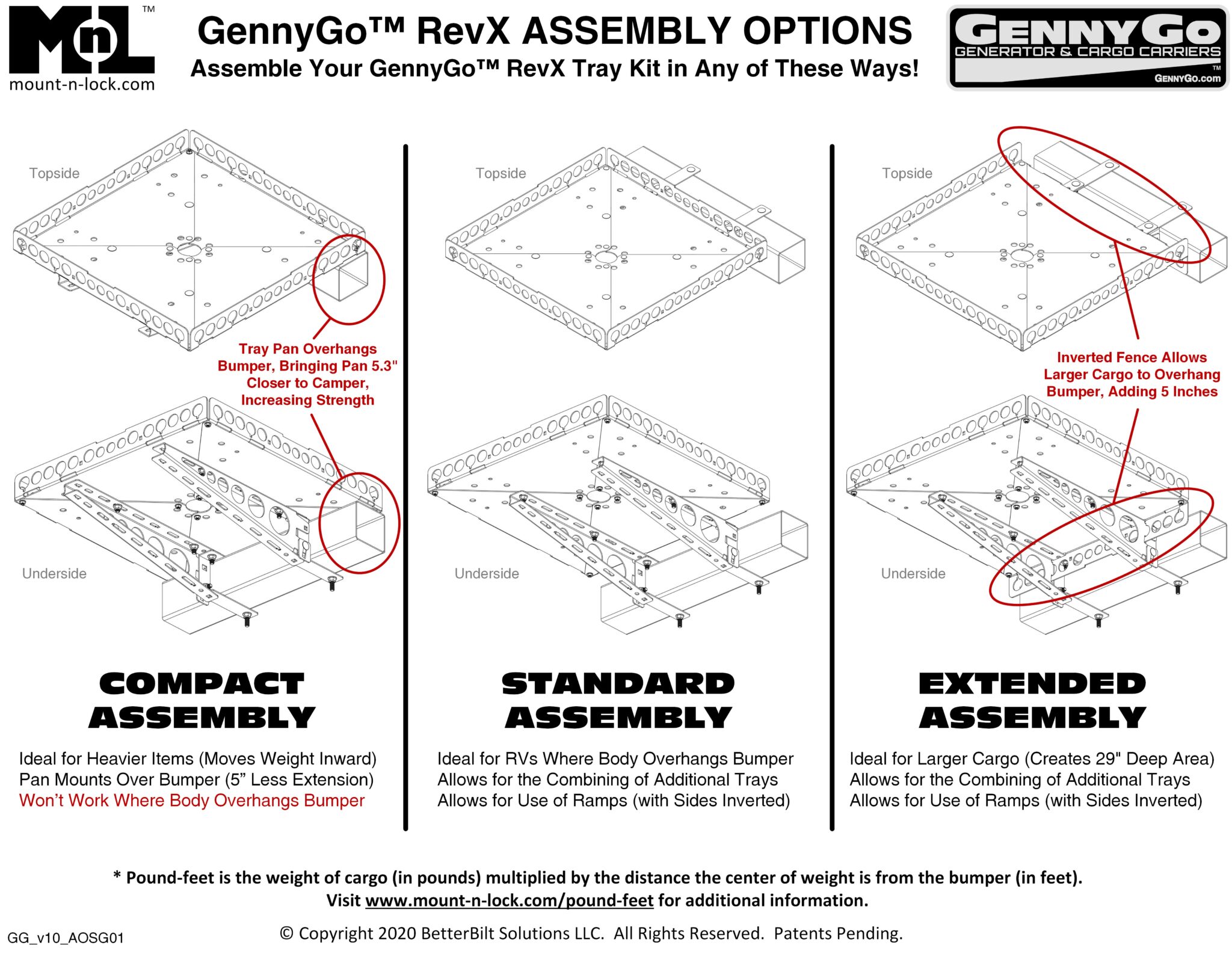 GennyGo® Generator and Cargo Carriers - Mount-n-Lock®