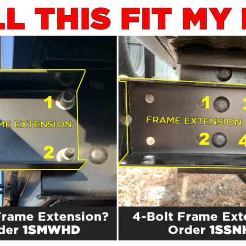 SafetyStruts® Heavy Duty RV Bumper Brackets with Fish Plates for 2-Bolt ...