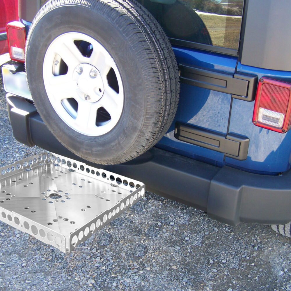 GennyGo® StowaTray™ Stowable Hitch-Mounted Cargo Carrier - Mount-n-Lock®