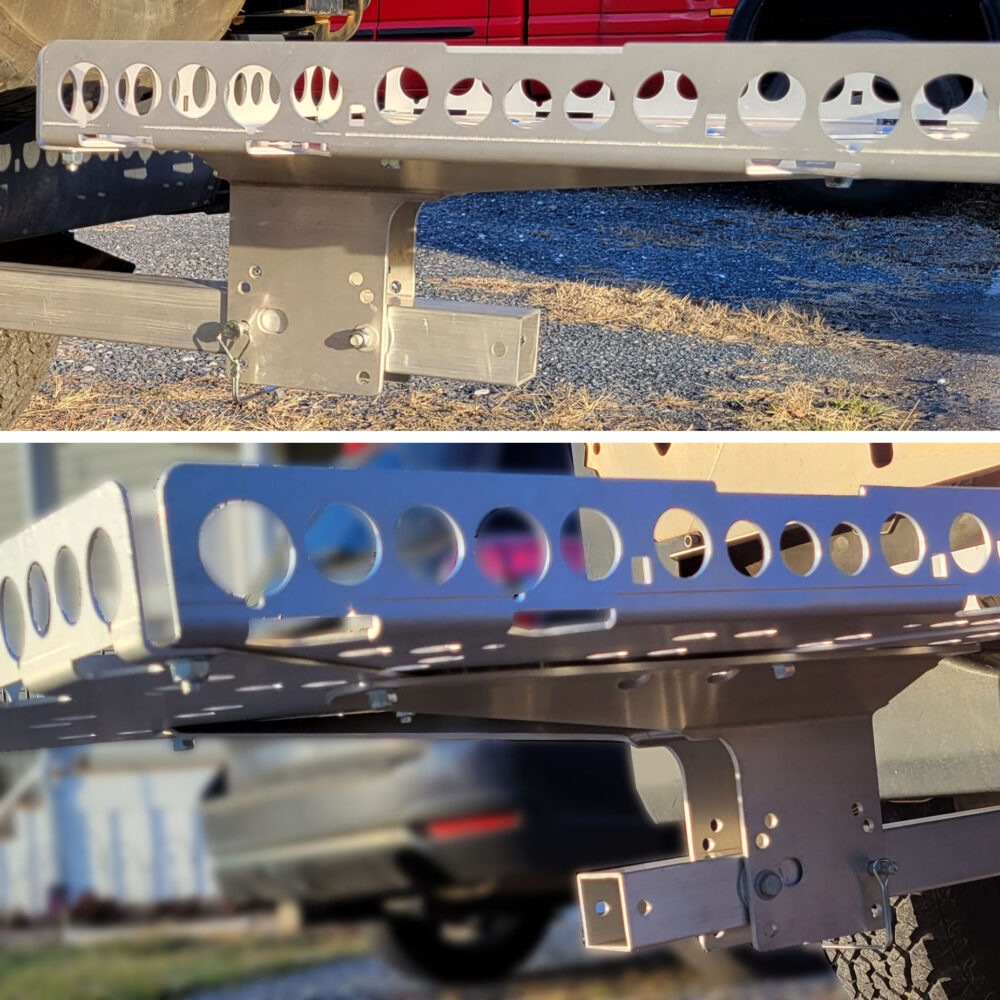 GennyGo® StowaTray™ Stowable Hitch-Mounted Cargo Carrier - Mount-n-Lock®