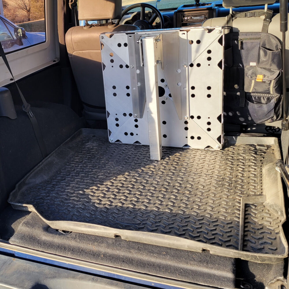 GennyGo® StowaTray™ Stowable Hitch-Mounted Cargo Carrier - Mount-n-Lock®