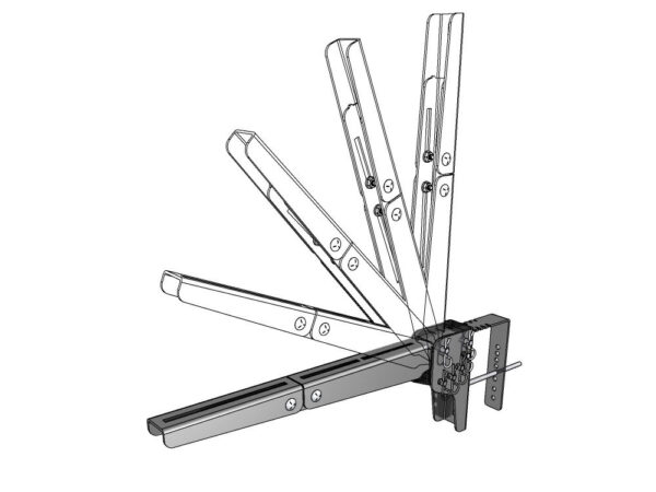 GennyGo® RevX2 RV Bumper-Mounted Generator & Cargo Carrier 24x24 ...