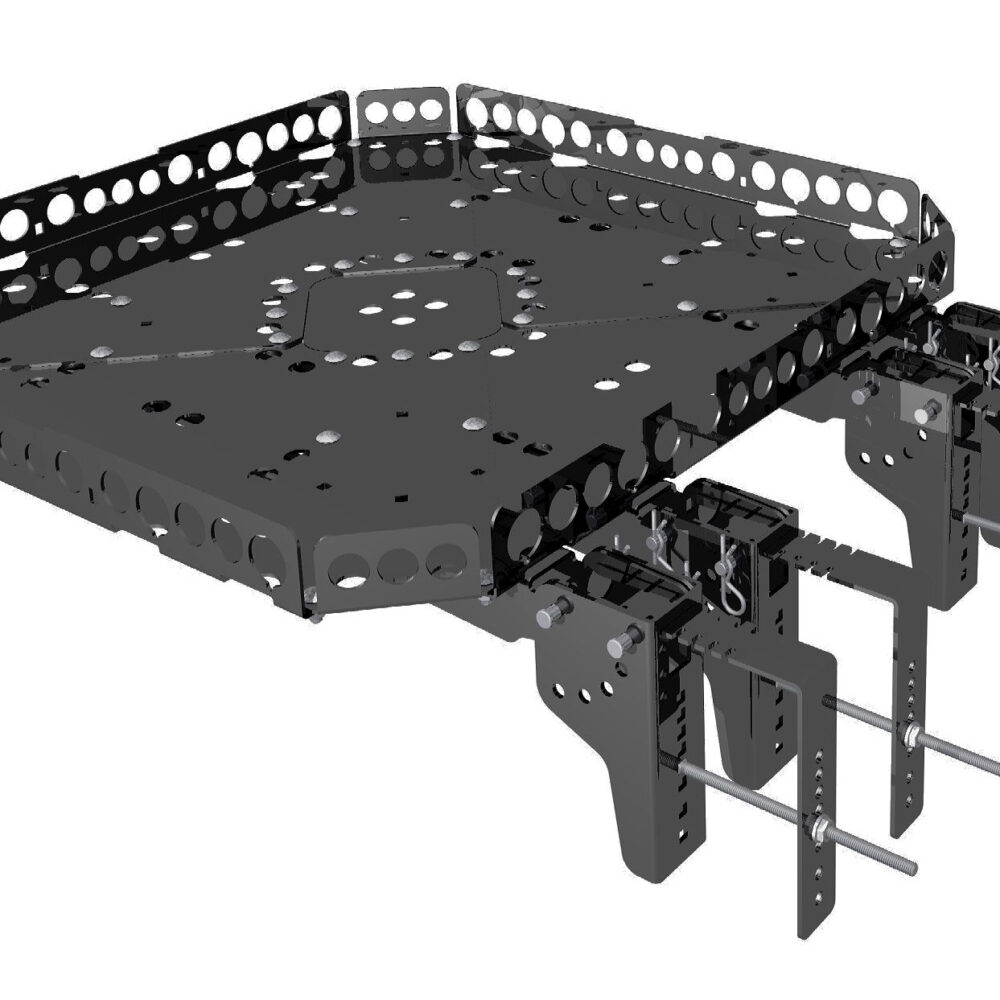 GennyGo® RevX2 Heavy Duty RV Bumper-Mounted Generator & Cargo Carrier ...