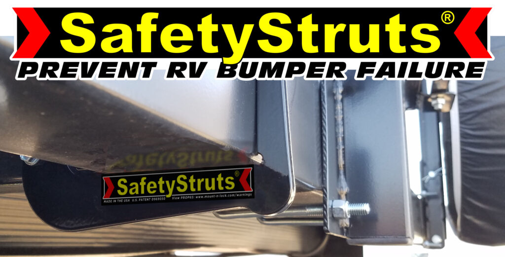 SafetyStruts® RV Bumper Support Brackets - Mount-n-Lock®
